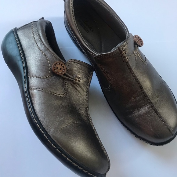 Clarks | Shoes | Clarks Womens Unstructured Leather Shoes Size 7 | Poshmark